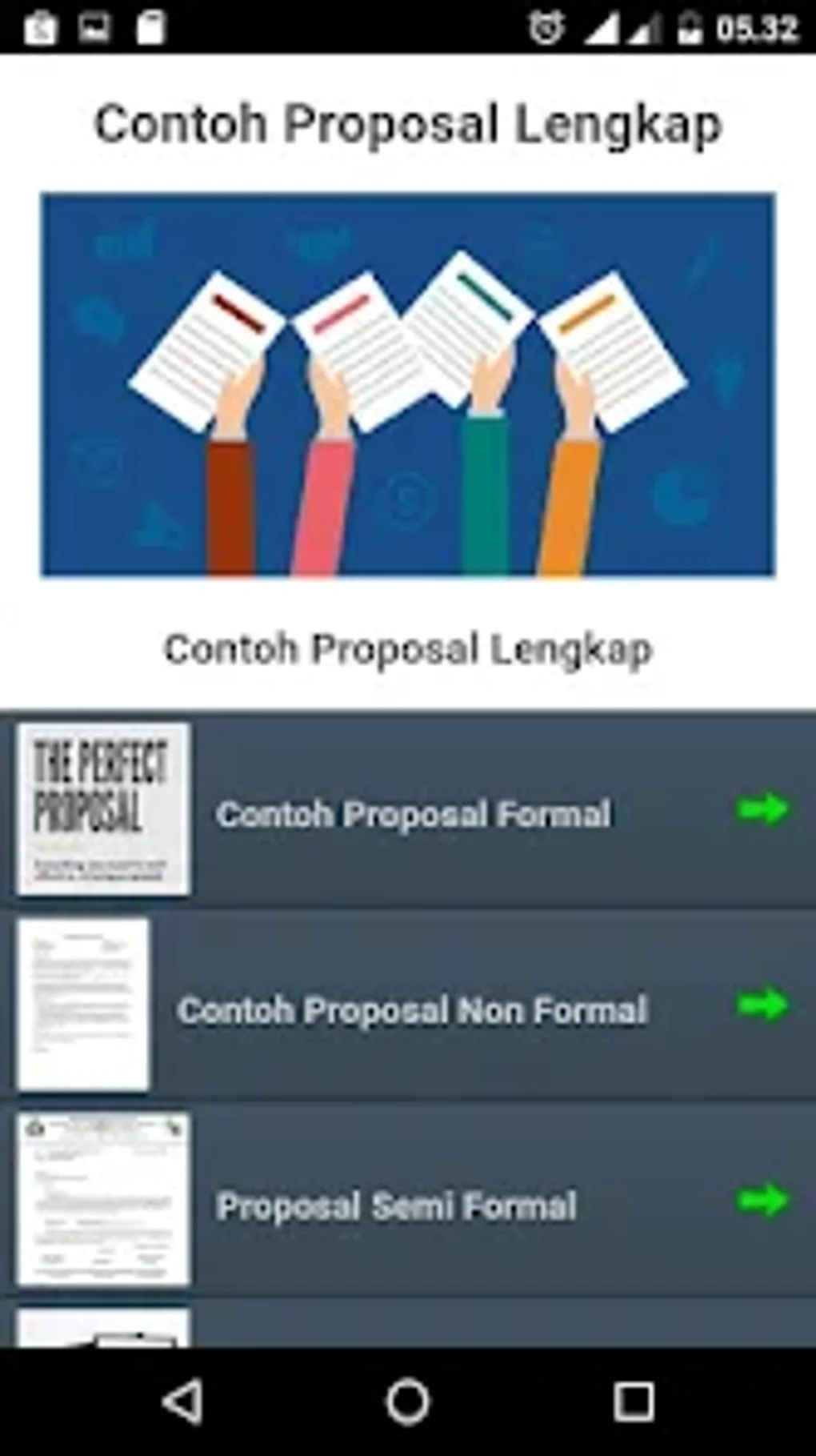Kumpulan Contoh Proposal Terle cho Android - Tải về