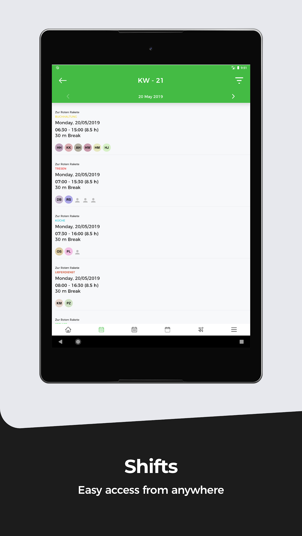 shyftplan - your shift schedule APK für Android - Download