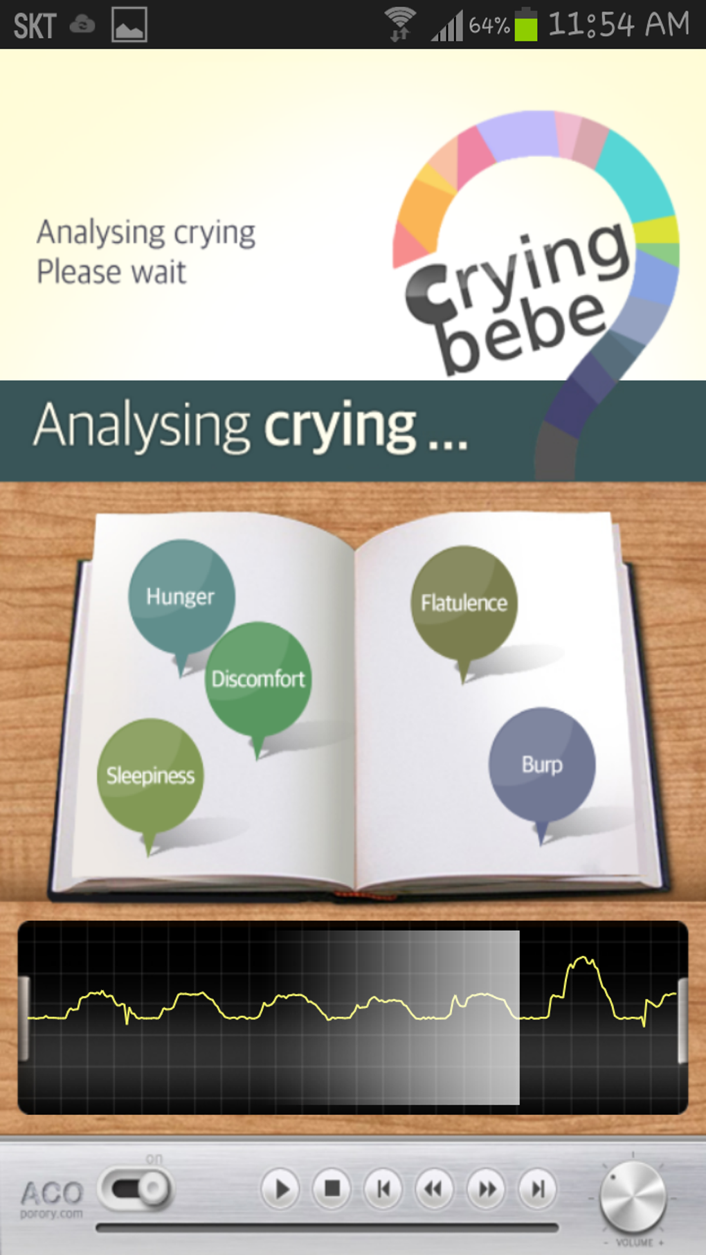 CryingBeBe - Cry analyzer pour Android - Télécharger