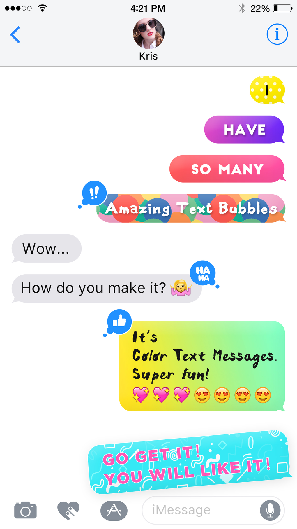 Color Text Messages- customizer colorful texting for iPhone - η‘ζγ»γγ¦γ³γγΌγ Color Text Messages- customizer colorful texting for iPhone - η‘ζγ»γγ¦γ³γγΌγ