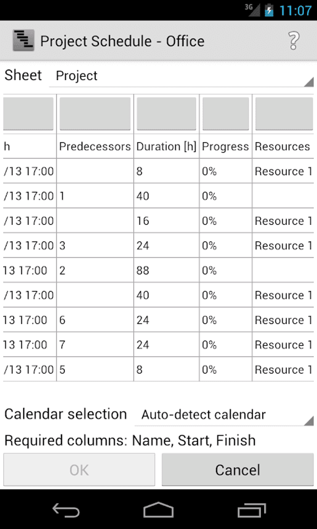 Project Schedule Office APK For Android Download