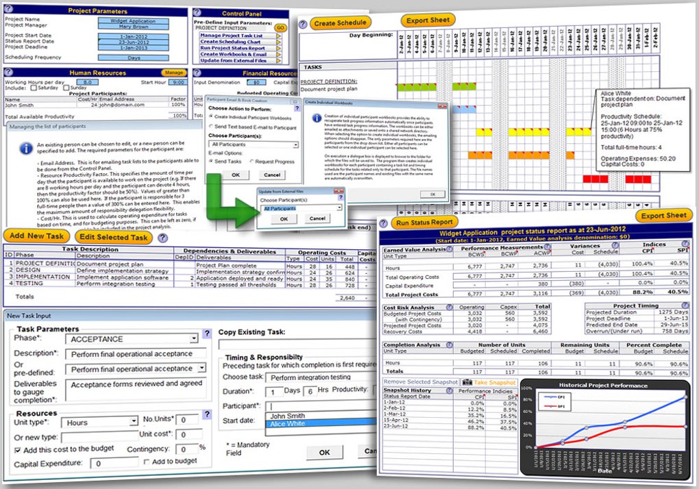 Excel Project Management Template 