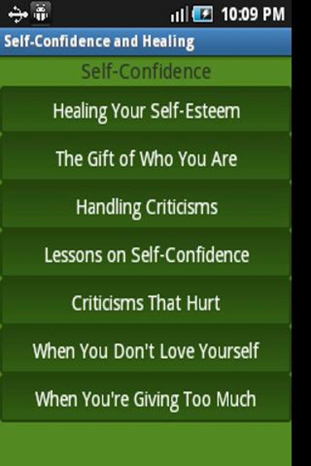Self Confidence and Healing APK for Android - Download