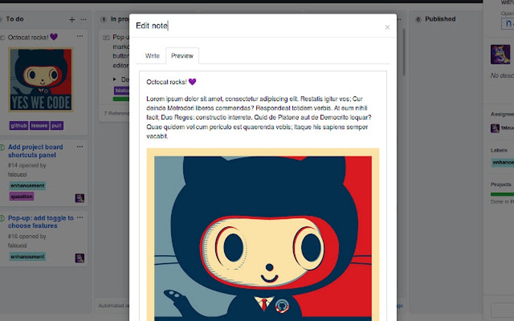 github-board-refined for Google Chrome - Extension Download