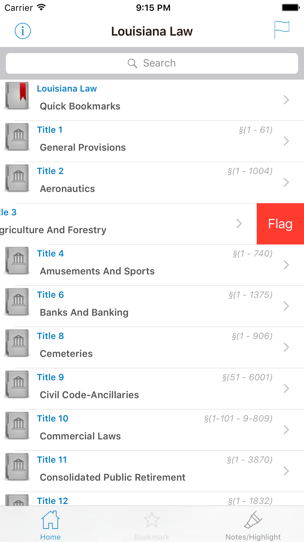 Louisiana Laws LA Code Law para iPhone - Descargar