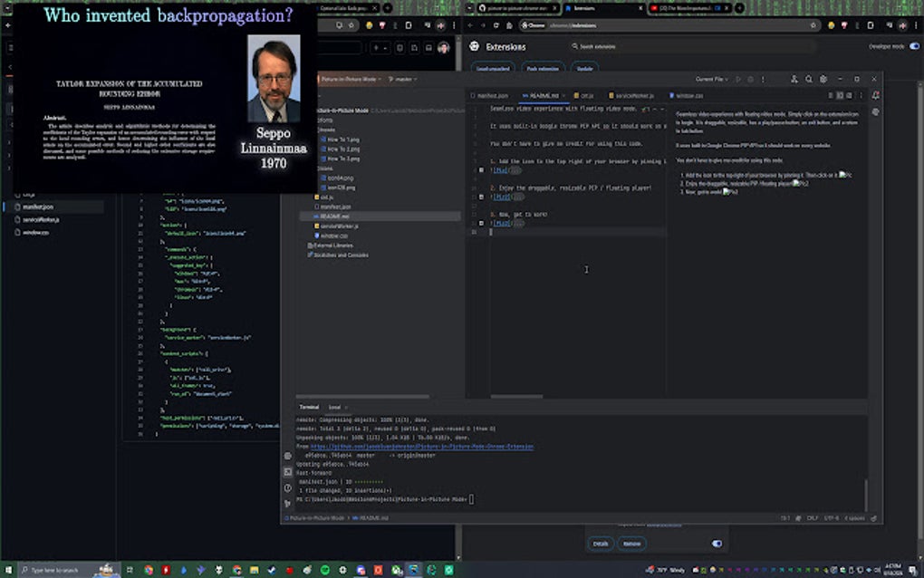Floating Video / Picture-in-Picture Mode สำหรับ Google Chrome - ส่วน ...