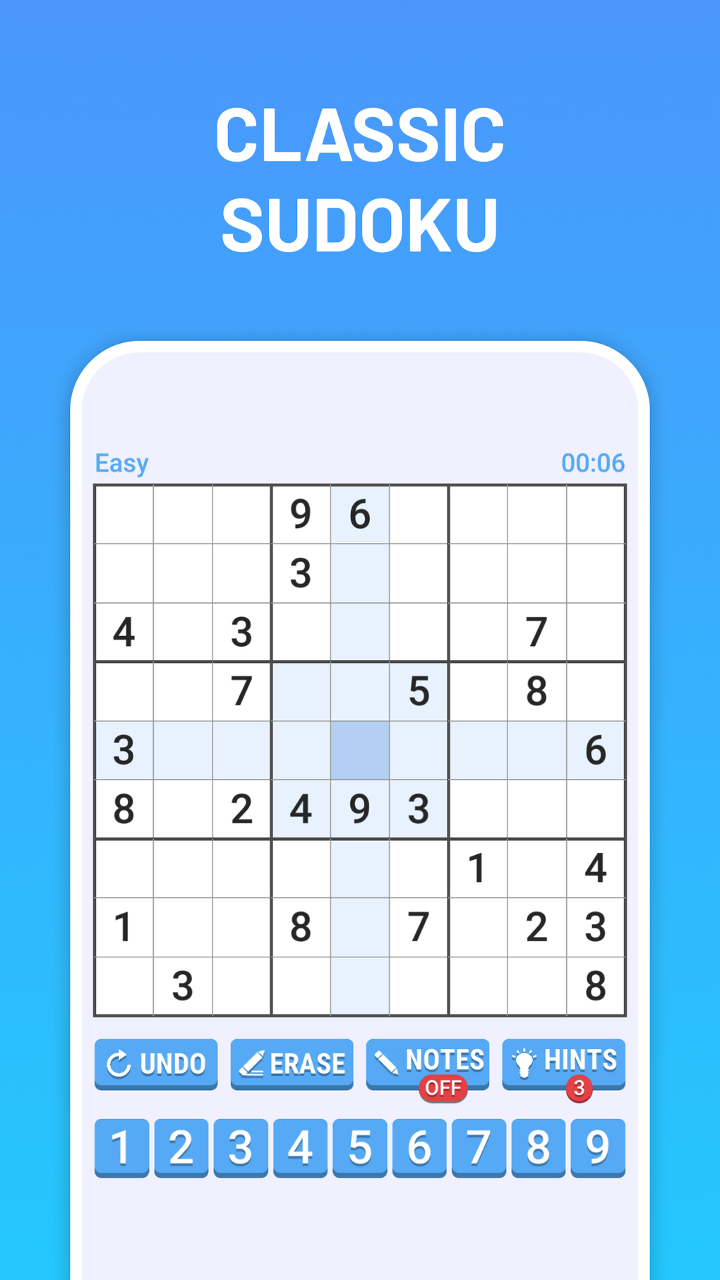 Soduko: Classic Sudoku Puzzle for iPhone - Download
