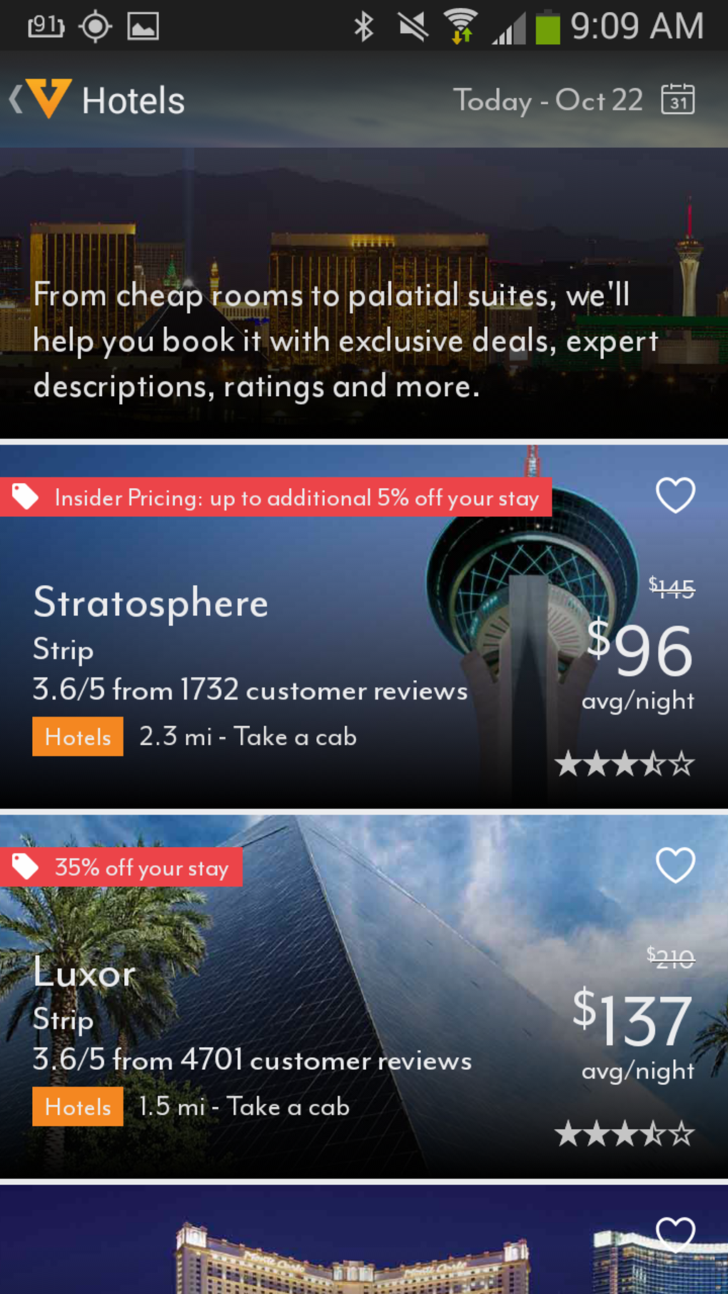 Vegas.com APK for Android - Download