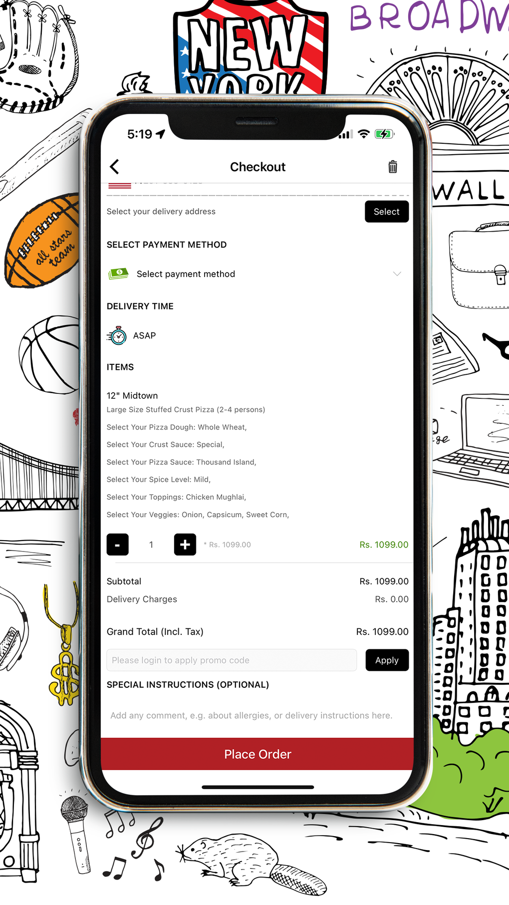 New Yorker Pizza App for iPhone - Download