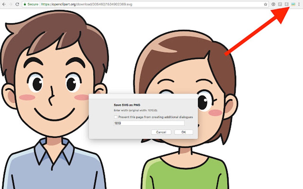 Save SVG as PNG for Google Chrome - Extension Download