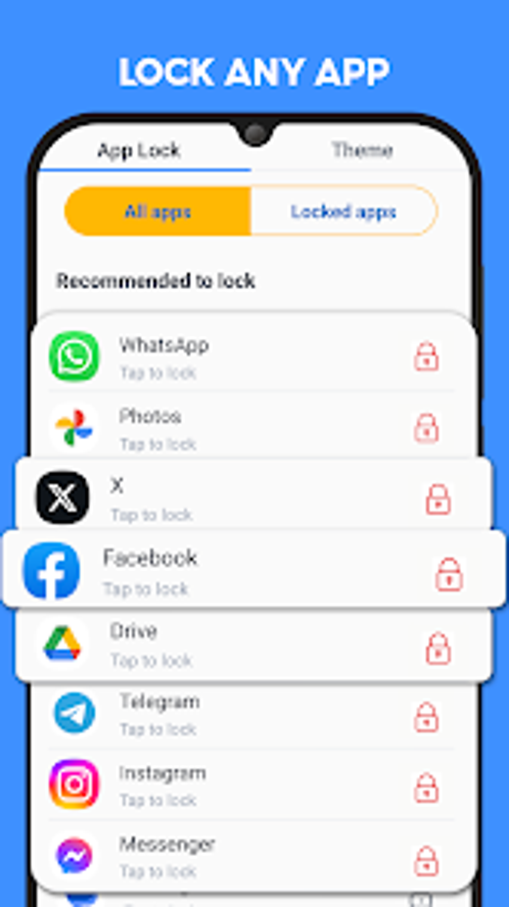 App Lock - Fingerprint Lock per Android - Download