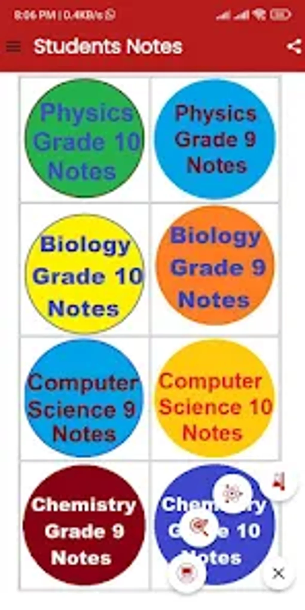Notes for all subjects para Android - Descargar