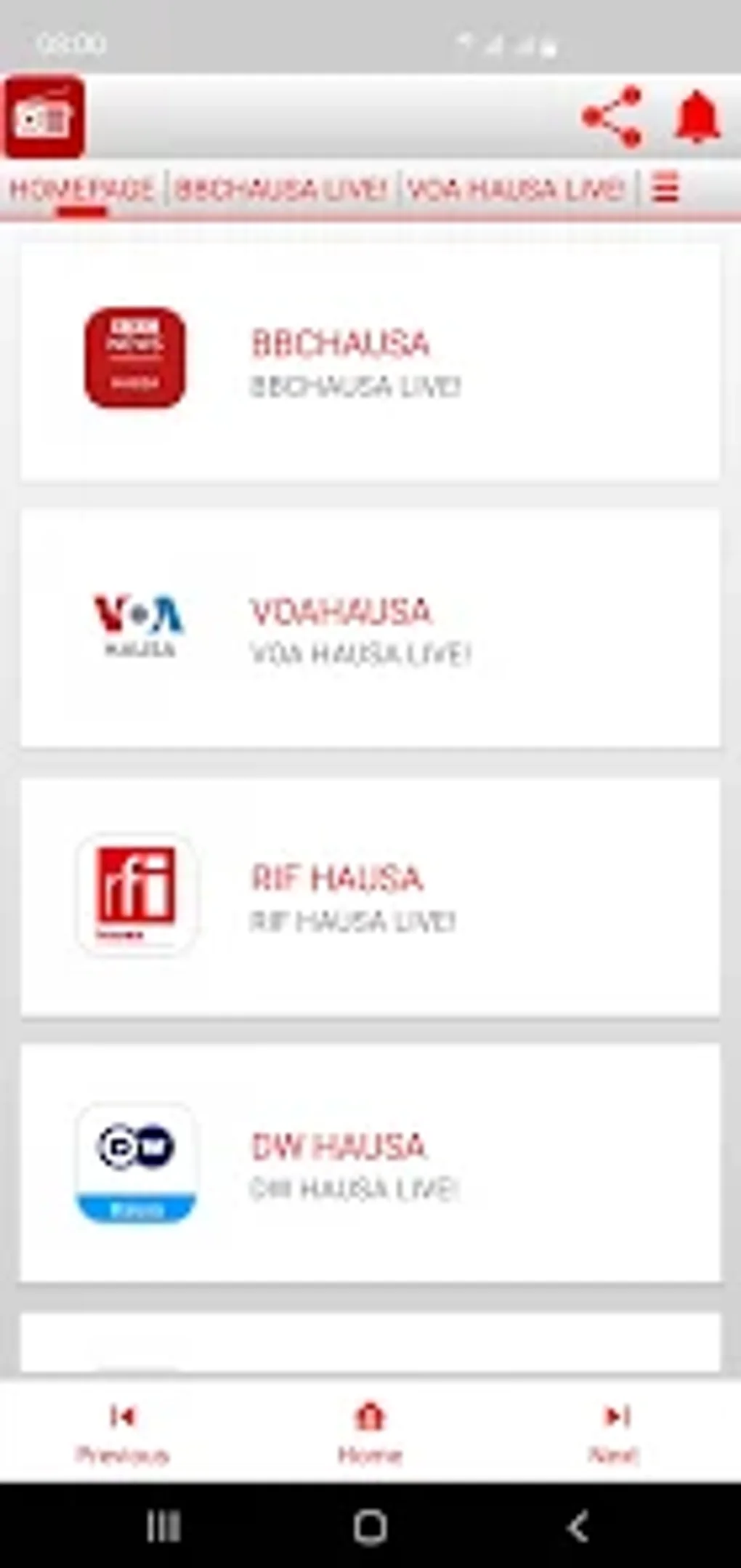 Hausa Radio - BBC VOA DW RFI para Android - Descargar