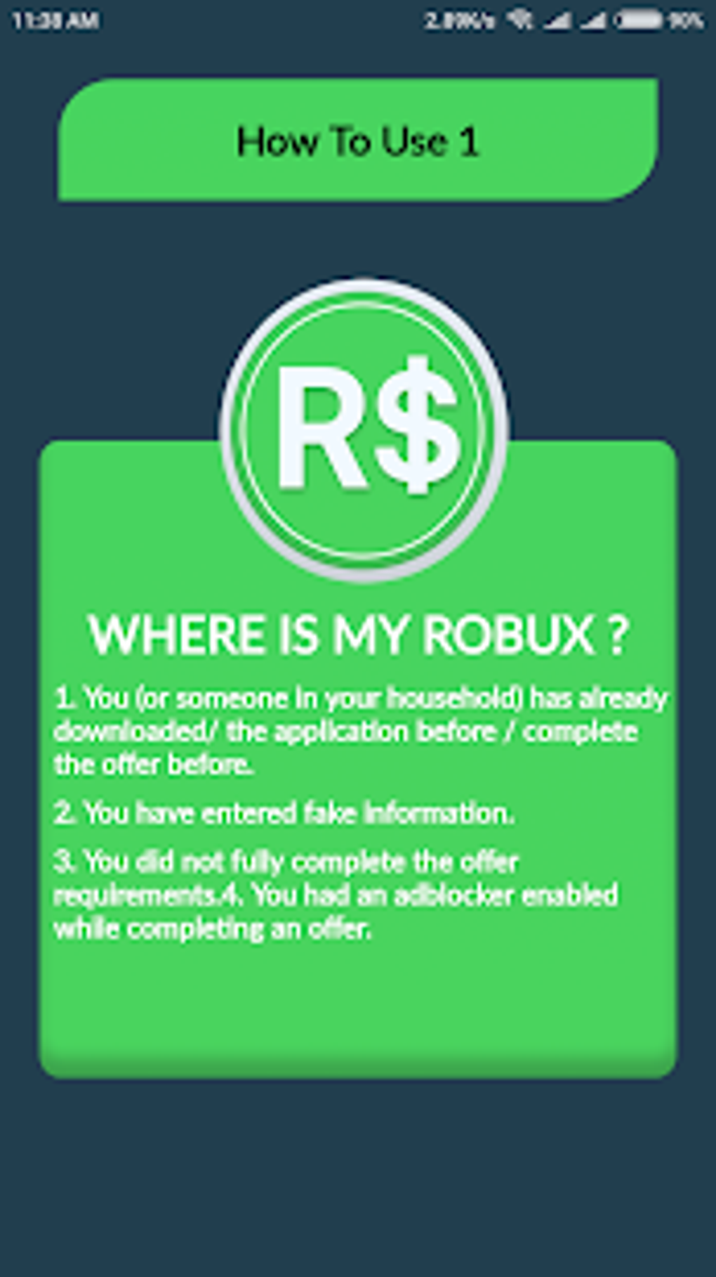 Free Robux Counter : Get Free Robux Counter Tips para Android - Descargar