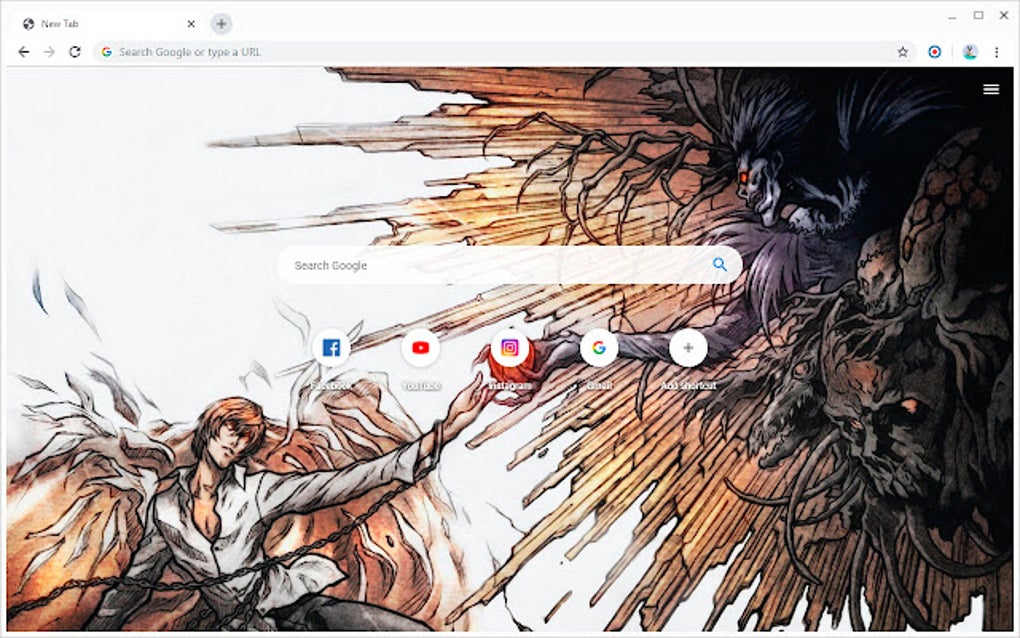 Death Note Wallpapers New Tab Google Chrome 용 - 확장 프로그램 다운로드