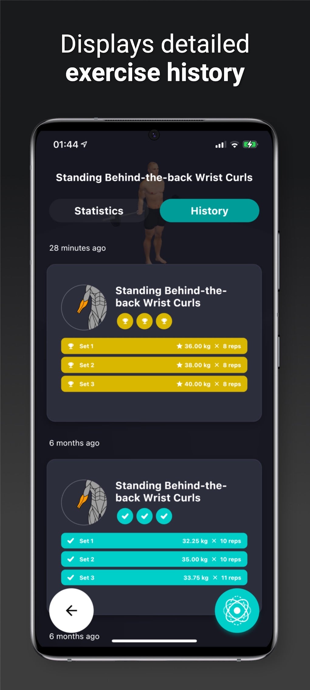 Gym Log Workouts: GymStreak for Android - Download