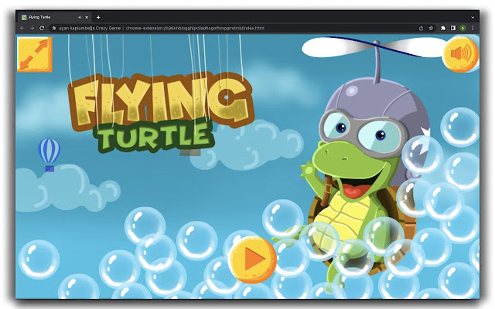 Flying Turtle Game for Google Chrome - Extension Download