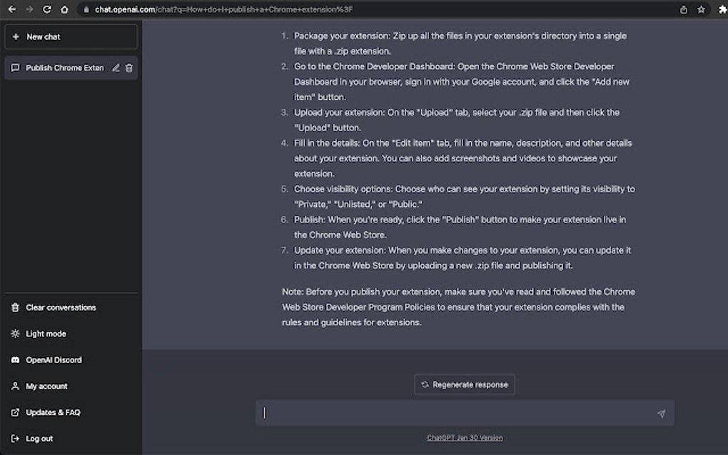 ChatGPT Query Detector for Google Chrome - Extension Download