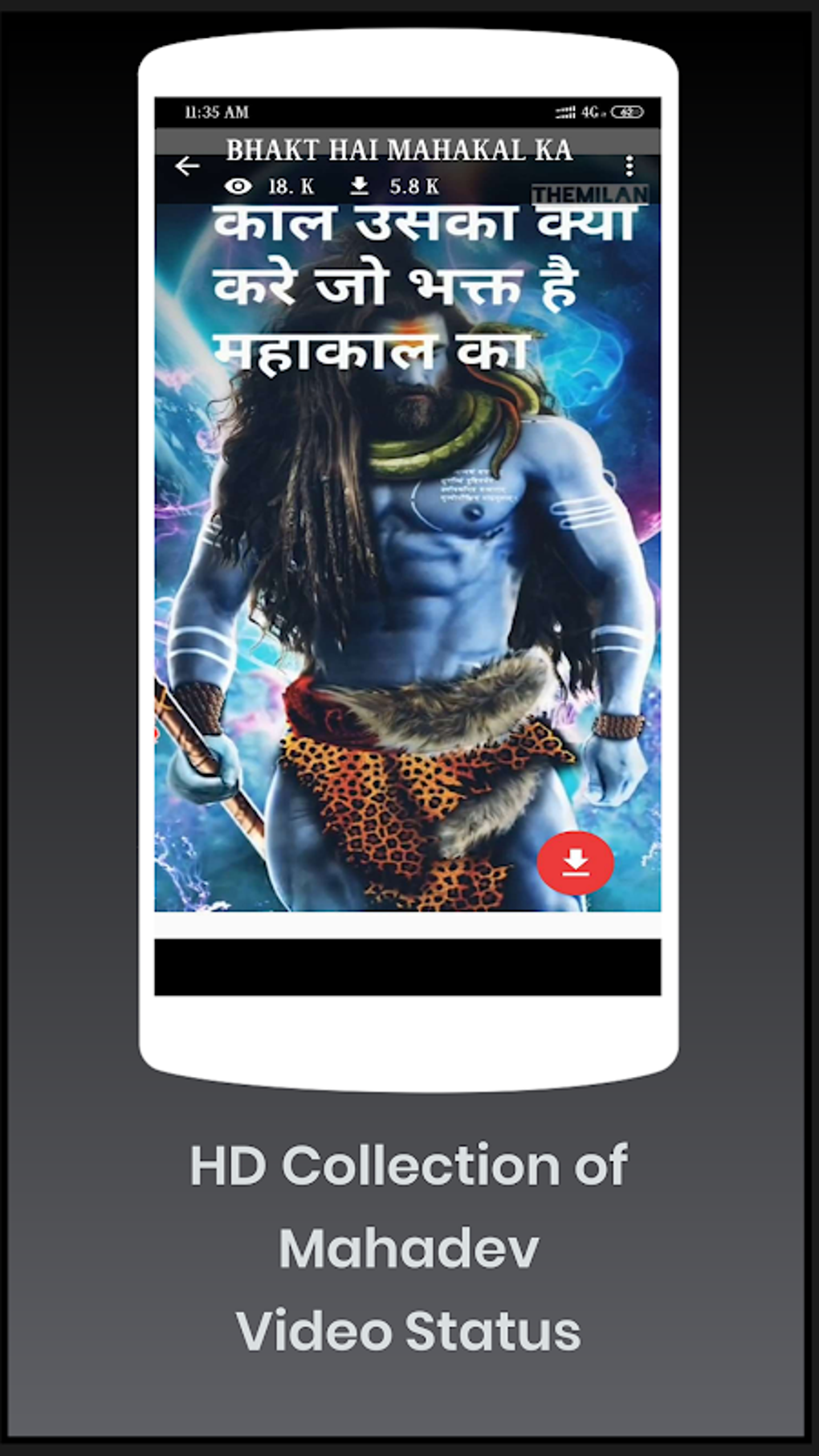 Mahadev Video Status - Full Screen Mahakal Video for Android - Download