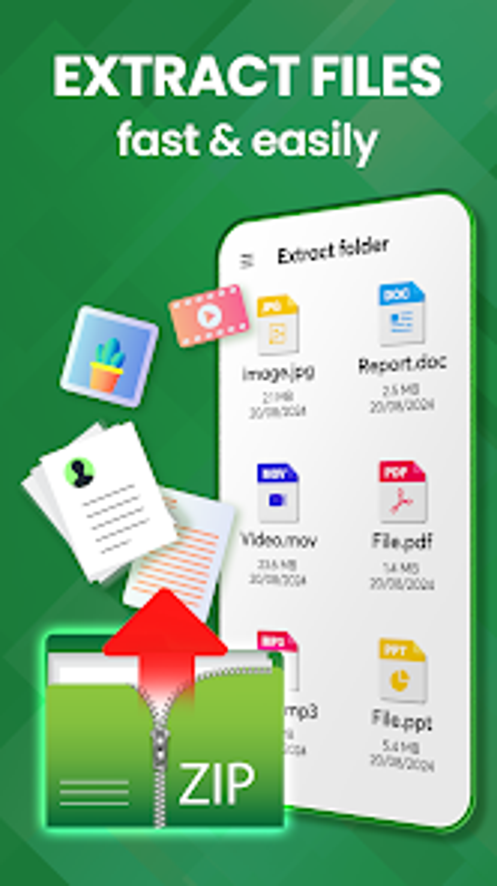 Zip extractor Unzip UnRar pour Android - Télécharger