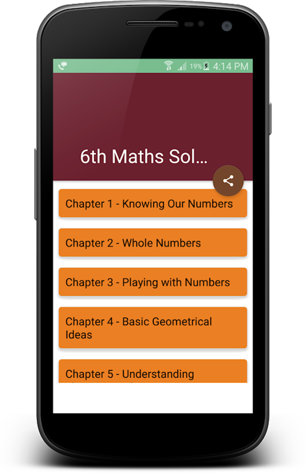 6th Class Maths Solutions CBSE Para Android Download