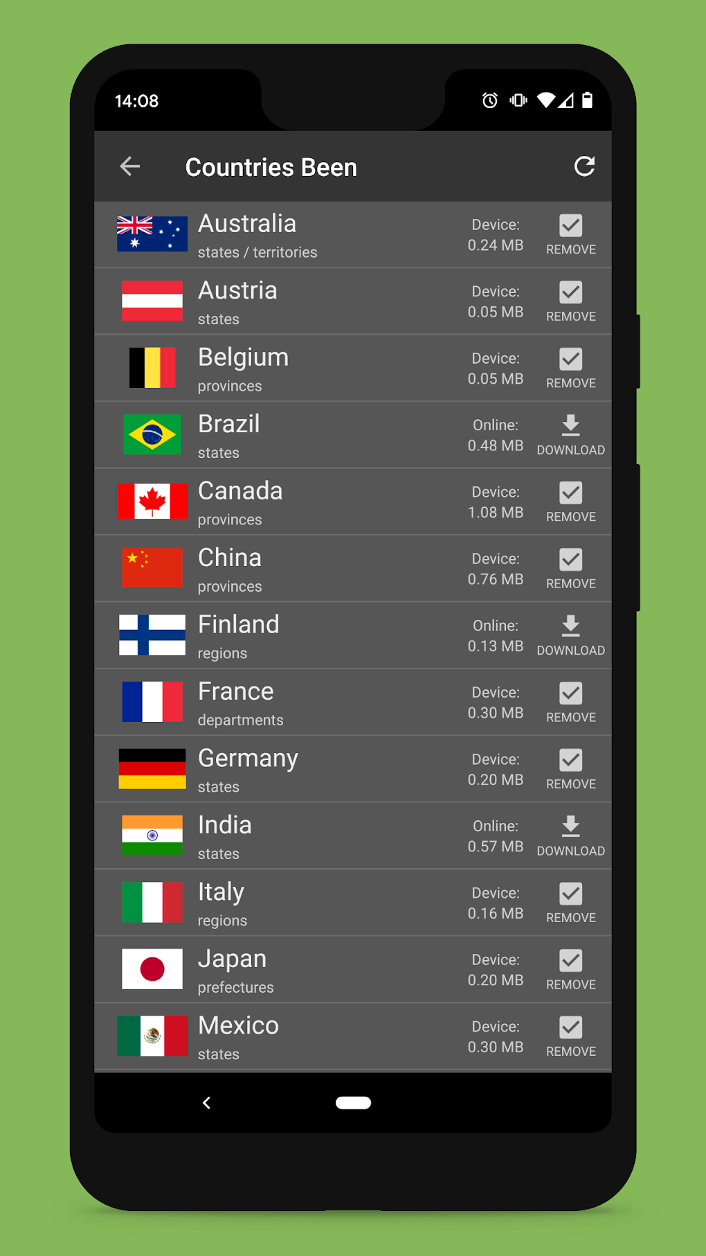Android 용 Countries Been: Visited Places Travel Map APK - 다운로드 Android 용 Countries Been: Visited Places Travel Map APK - 다운로드