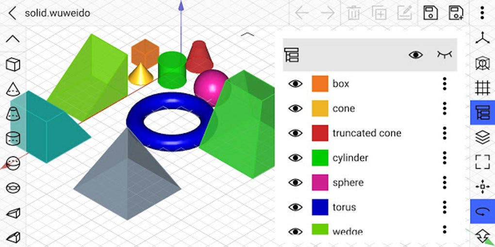 Free CAD 3D Modeling - Wuweido for Android - Download