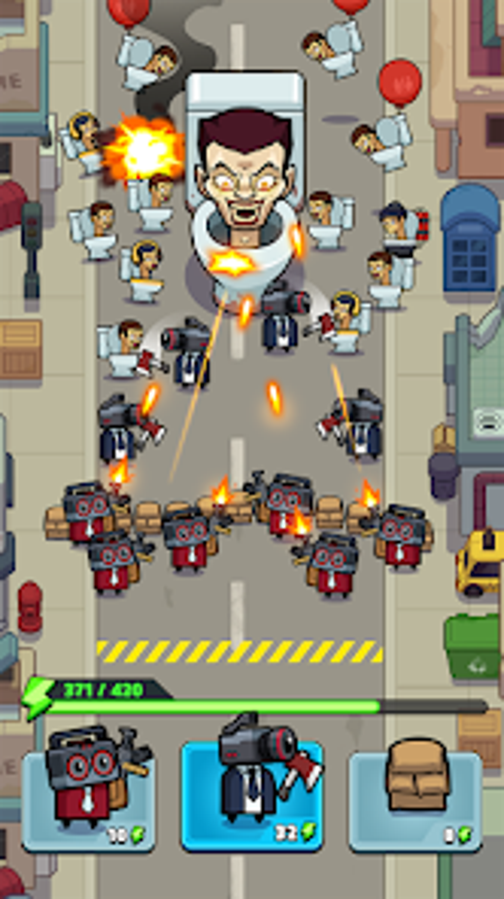 Toilet Fight: Police vs Zombie для Android — Скачать