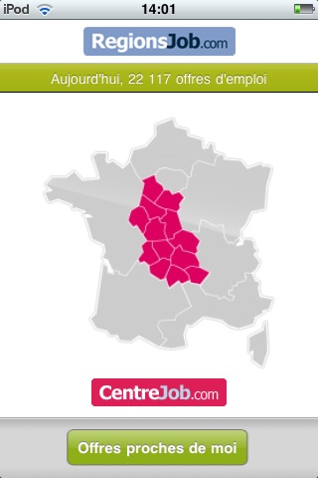 RegionsJob Emploi pour iPhone - Télécharger