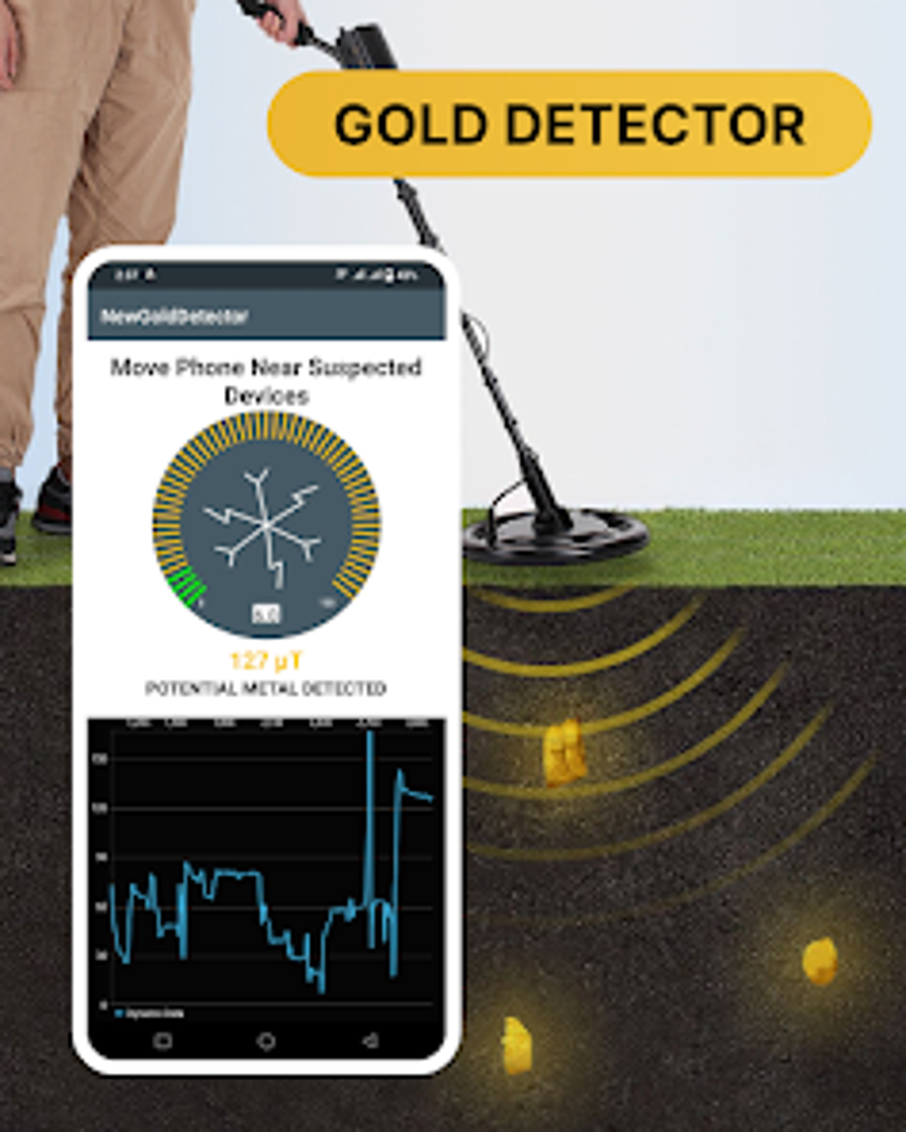 Gold Detector Gold Tracker for Android - Download
