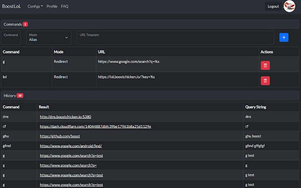 BoostLoL Commander Google Chrome 용 - 확장 프로그램 다운로드
