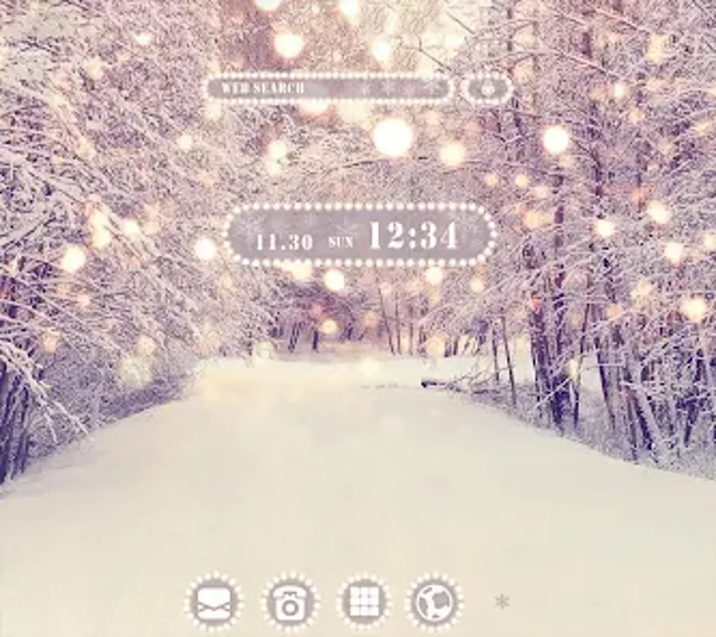Winter Road Theme for Android - Download