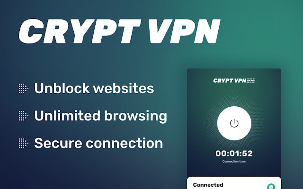 Free VPN - Crypt VPN Unlimited VPN Proxy for Google Chrome - Extension Download