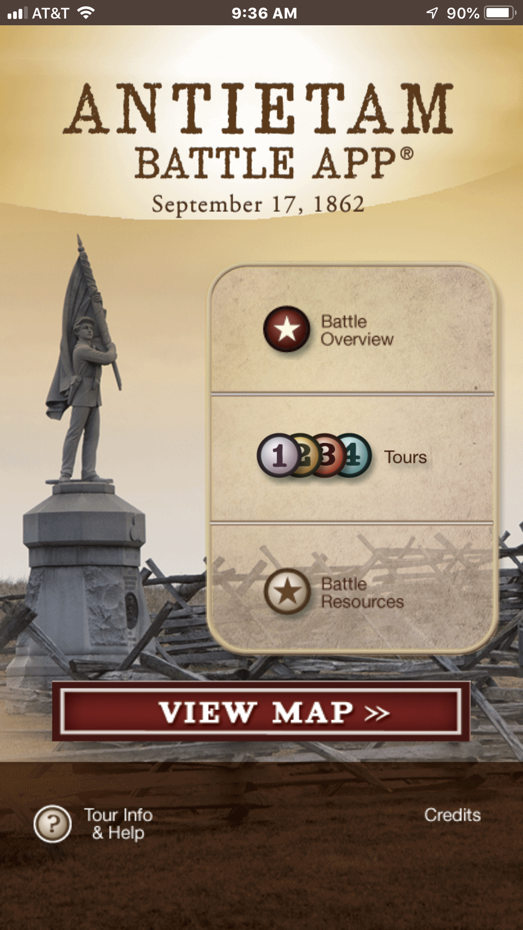 Antietam Battle App for iPhone - Download
