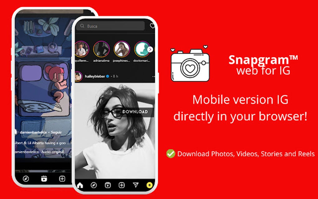 Snapgram™ Mobil - Download stories and reels for Google Chrome ...