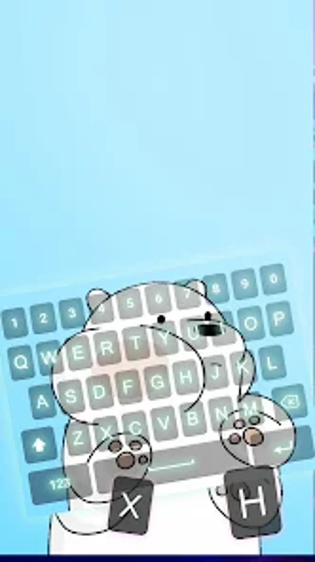 Cute Bare Bear Keyboard Theme per Android - Download