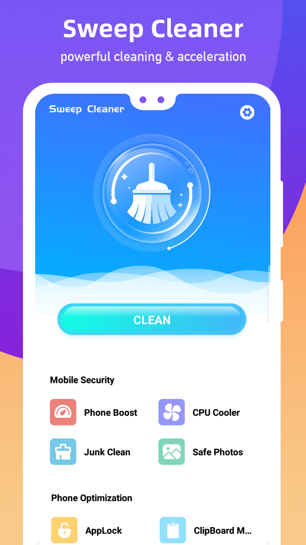 Sweep Cleaner acceleration para Android - Descargar