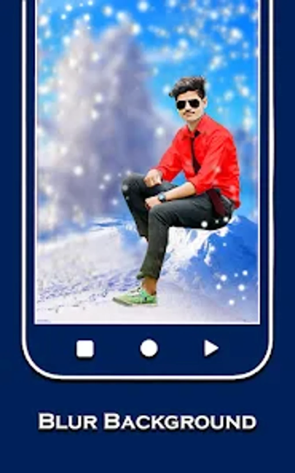 Snowfall photo editor: frames for Android - Download