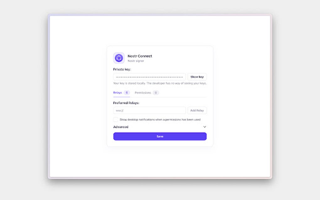 Nostr Connect para Google Chrome - Extensión Descargar