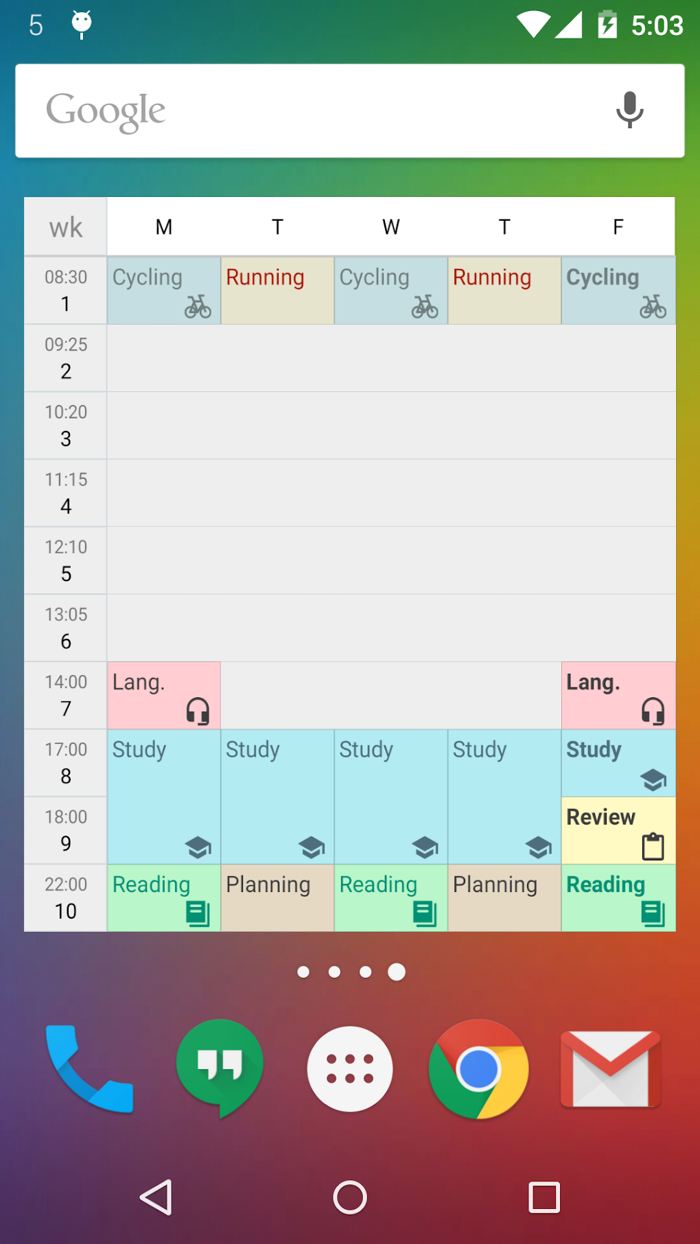 Timetable Widget APK para Android - Descargar