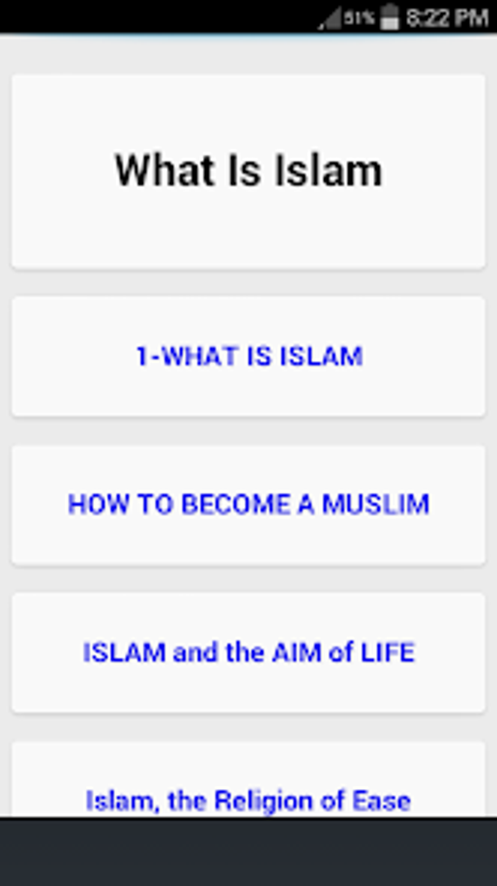 What Is Islam pour Android - Télécharger