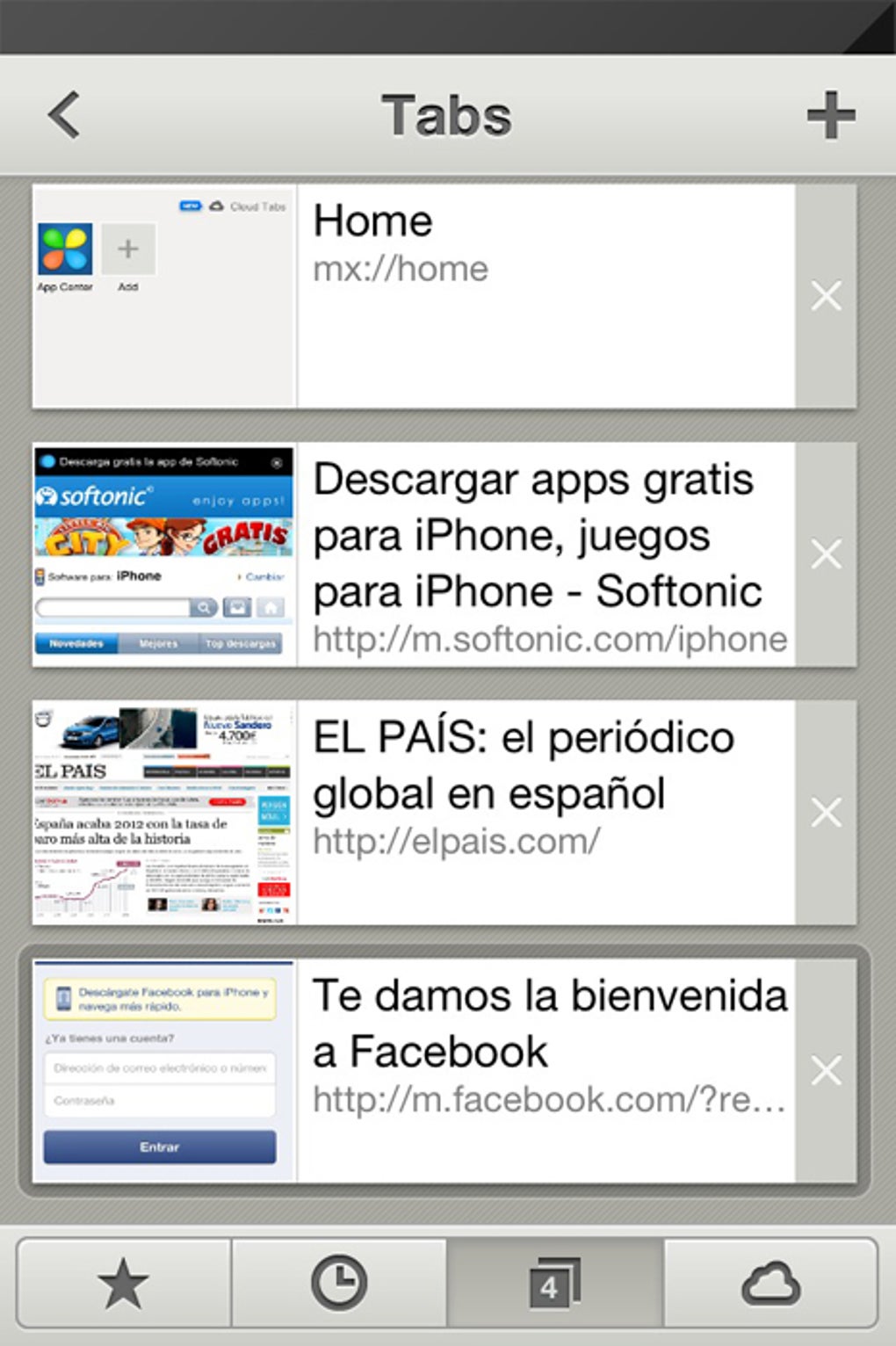Maxthon Cloud Web Browser para iPhone - Descargar