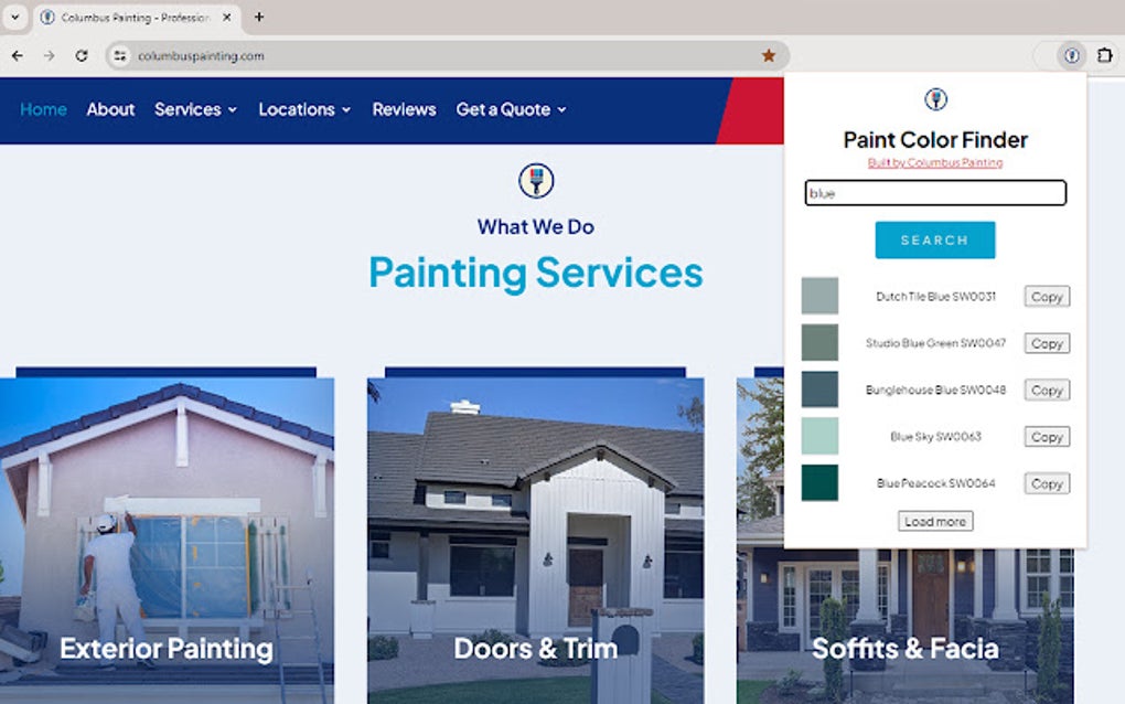 Paint Color Search for Google Chrome - Extension Download