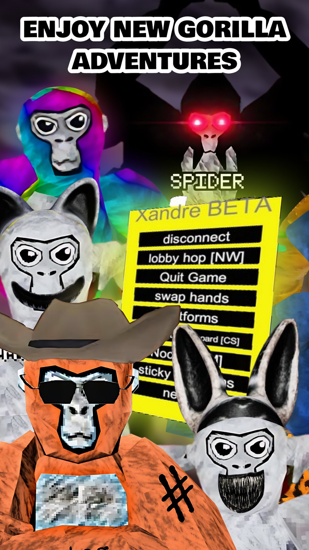 Gorilla Tag: Mods Menu Skins para iPhone - Descargar