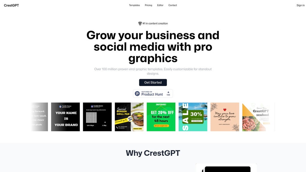 AI 마케팅를 위한 CrestGPT - 리뷰, 기능 및 사용 사례