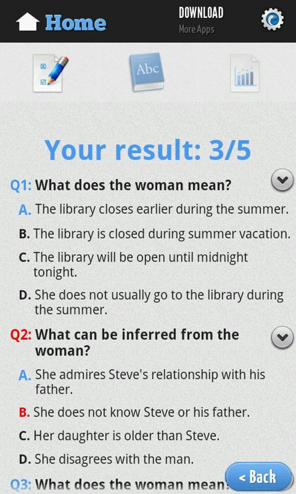 Android 용 English Reading Test APK - 다운로드