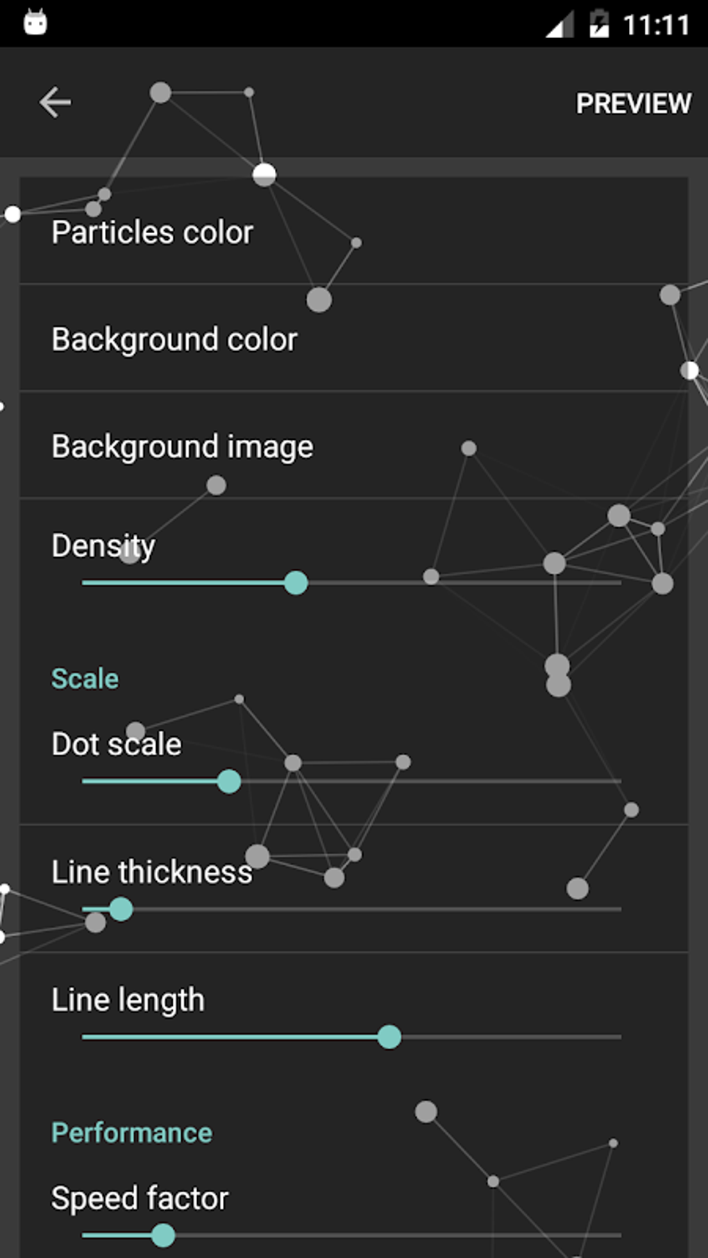 Particle Constellations Live W APK for Android - Download