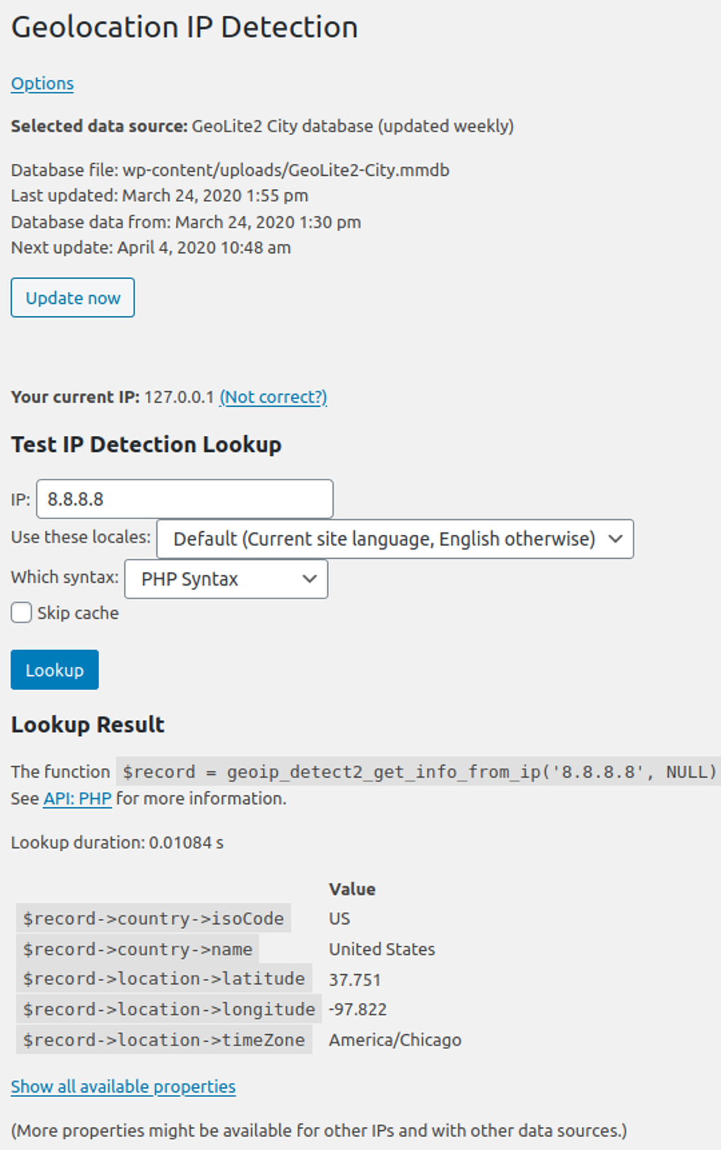 Geolocation IP Detection for WordPress - Download