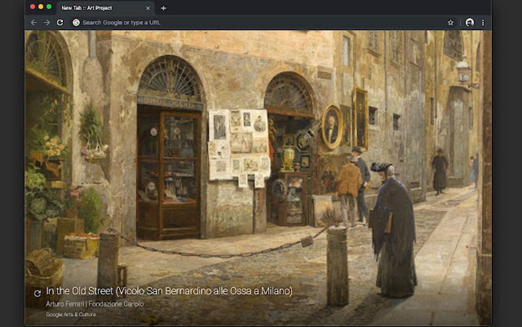 Art Project - New Tab Google Chrome için - Eklenti İndir