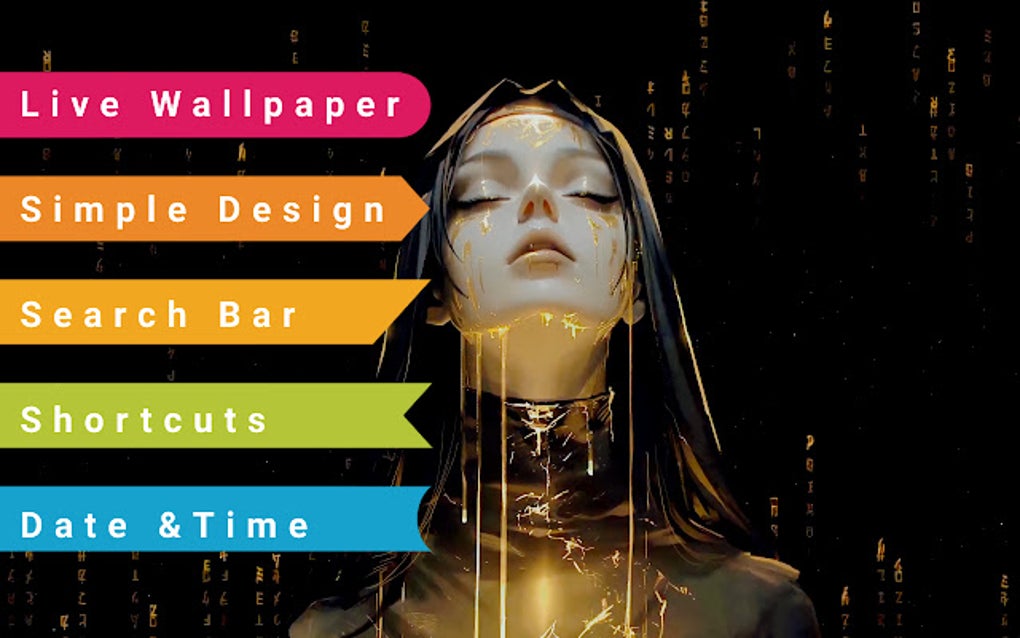 Dark Matrix Nun Live Wallpaper สำหรับ Google Chrome - ส่วนขยาย ดาวน์โหลด